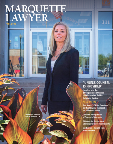 New Marquette Lawyer Magazine Spotlights the Work of Public Defenders ...