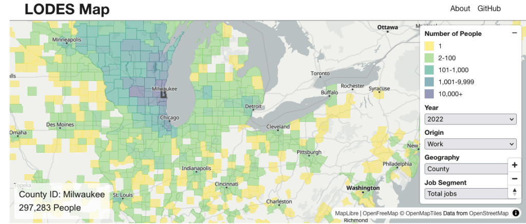 Introducing an Extremely Detailed Map of American Workers – Marquette ...